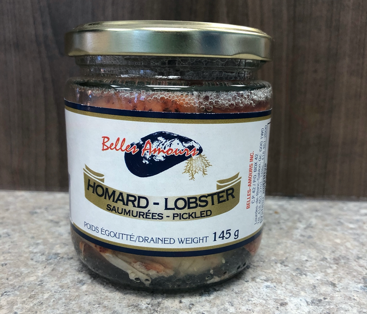 Chair de homard saumurée en pot – Poissonnerie Gagnon